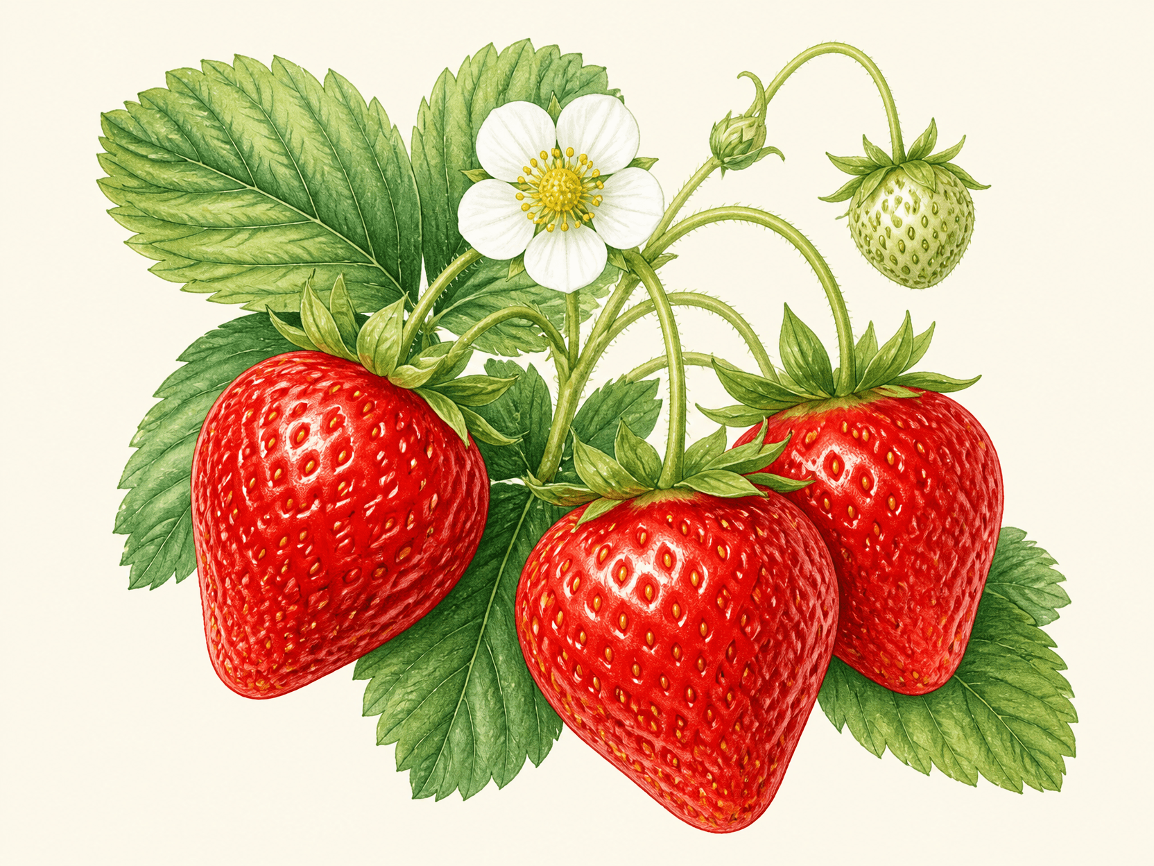 Strawberry Illustration Prompts | Carat